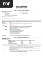 Ferrous Sulfate MSDS Overview | PDF | Personal Protective Equipment ...
