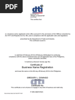 BIR Form 2303 Registration Sample | PDF | Taxes | Economies