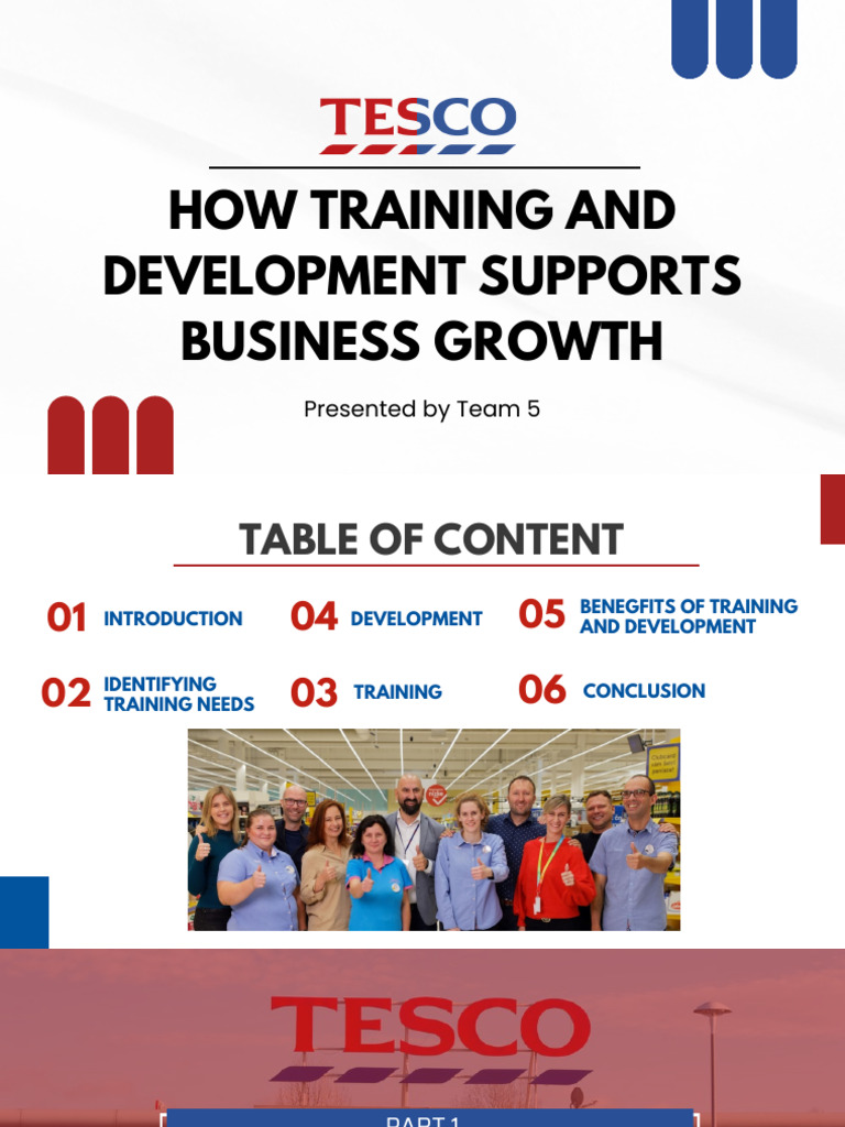 Tesco Training for Business Growth | PDF | Goal | Retail