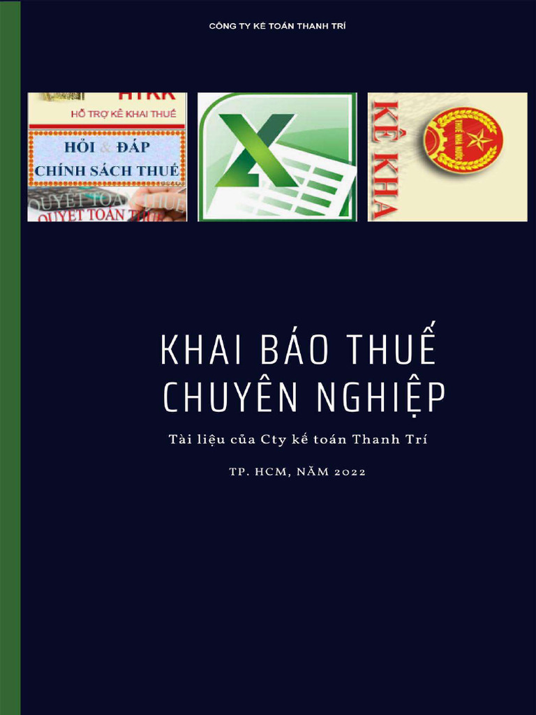 Khai Bao Thue Chuyen Nghiep - Up Web | PDF