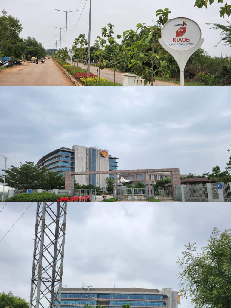 Companies Operational Near Godrej Ananda - Actual Photos of KIADB SEZ | PDF