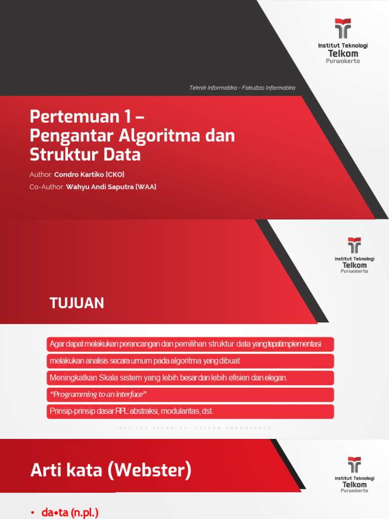 Pengantar Struktur Data dan Algoritma | PDF