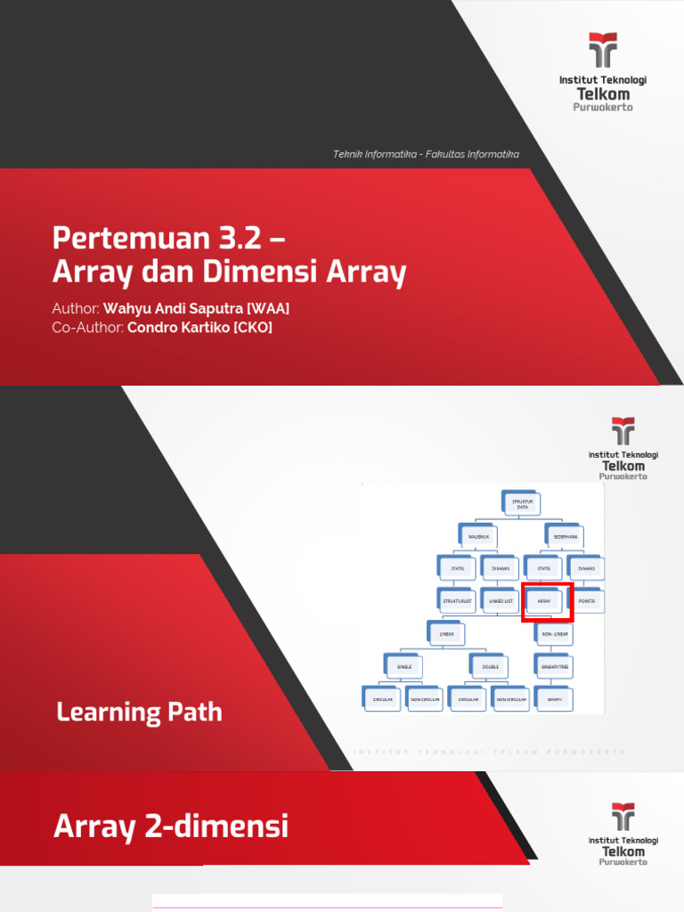 Pertemuan 3.2 - Array Dan Dimensi Array - WAA | PDF