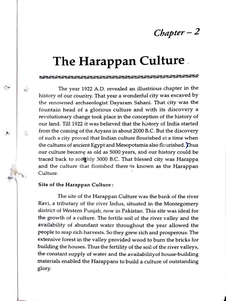 Harappan Culture: Ancient India's Legacy | PDF