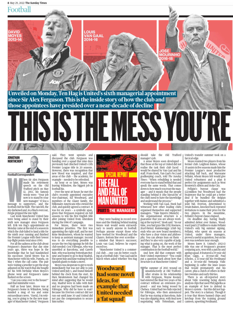 The Fall and The Fall of Manchester United | PDF | Manchester United F ...