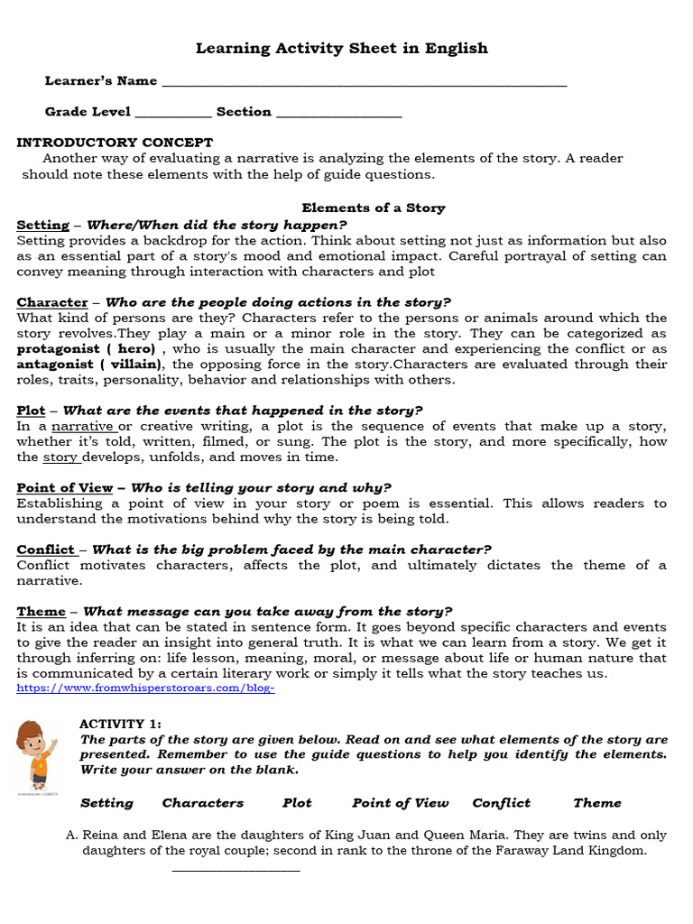 Elements of Story | PDF | Narrative | Plot (Narrative)