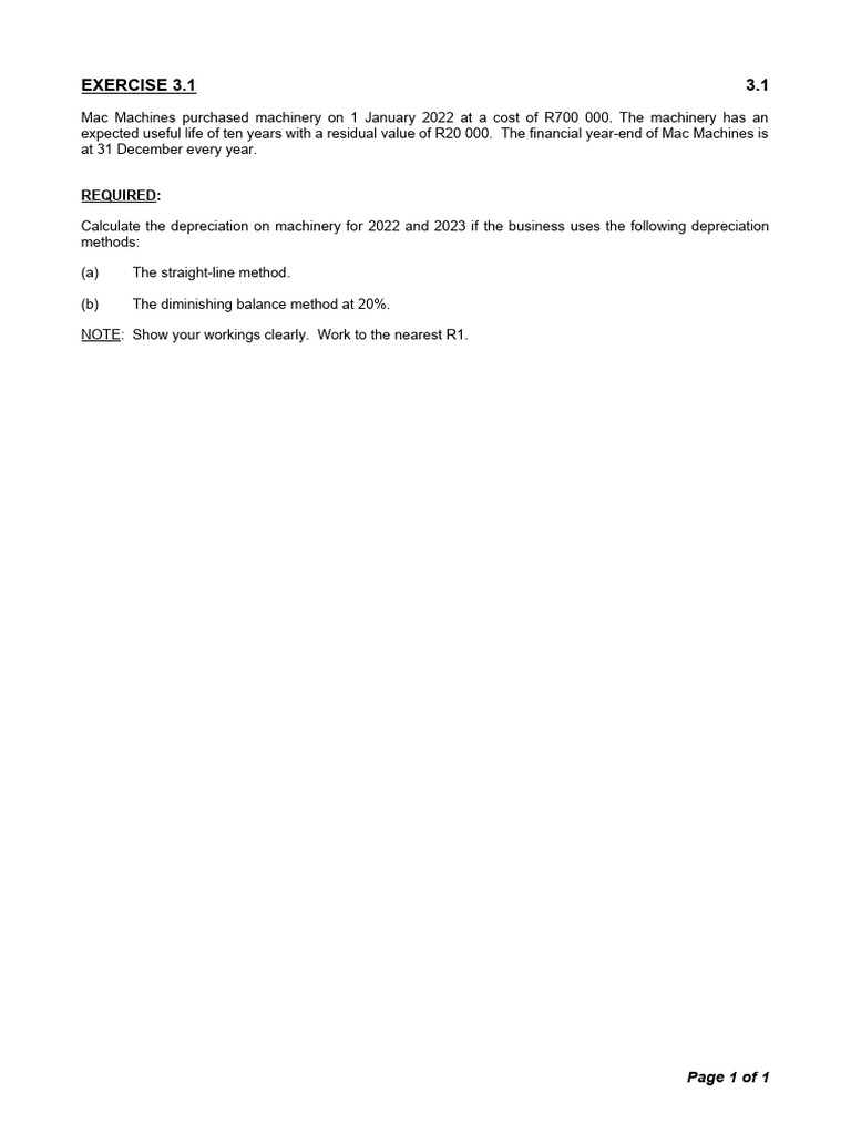 Exercise 3.01 (2024) | PDF