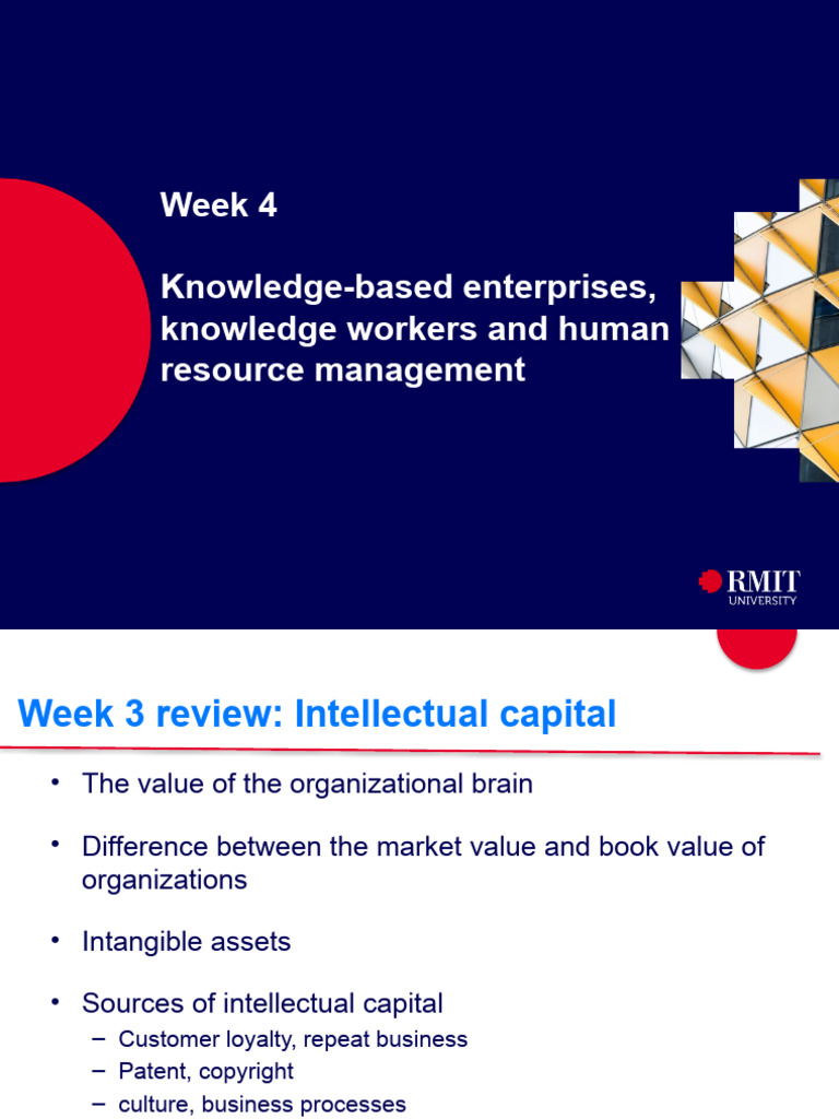 T4 Overview Slides - KBE, Knowledge Workers and HRM-4 | PDF | Knowledge Economy | Human Resource ...
