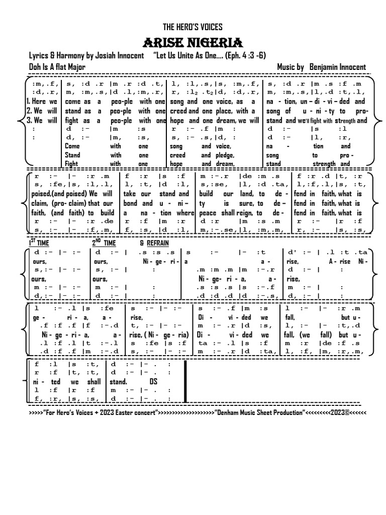 Arise Nigeria 2 | PDF