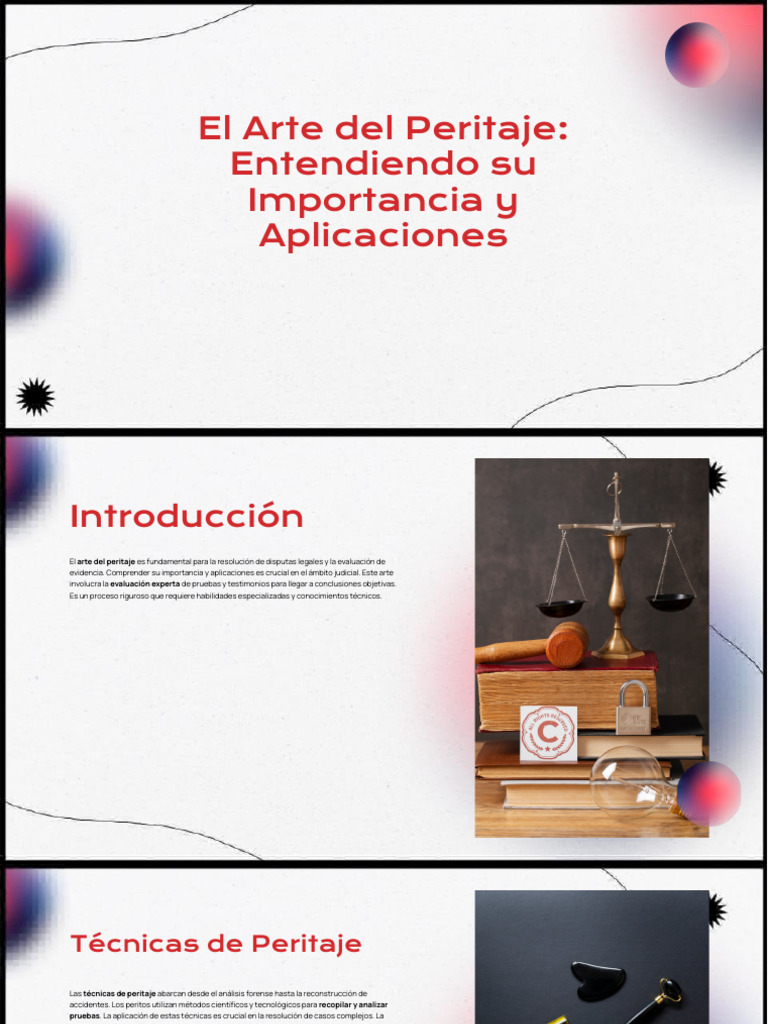 Importancia y Técnicas del Peritaje | PDF