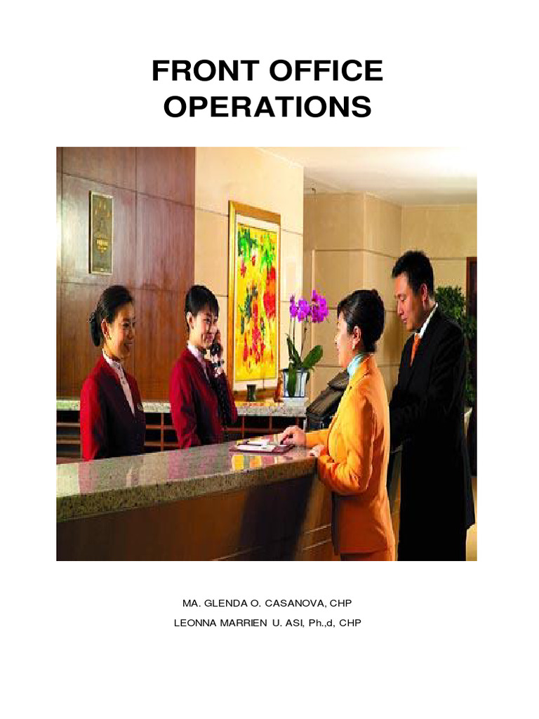 Front-Office Module Final | PDF | Hotel | Workweek And Weekend