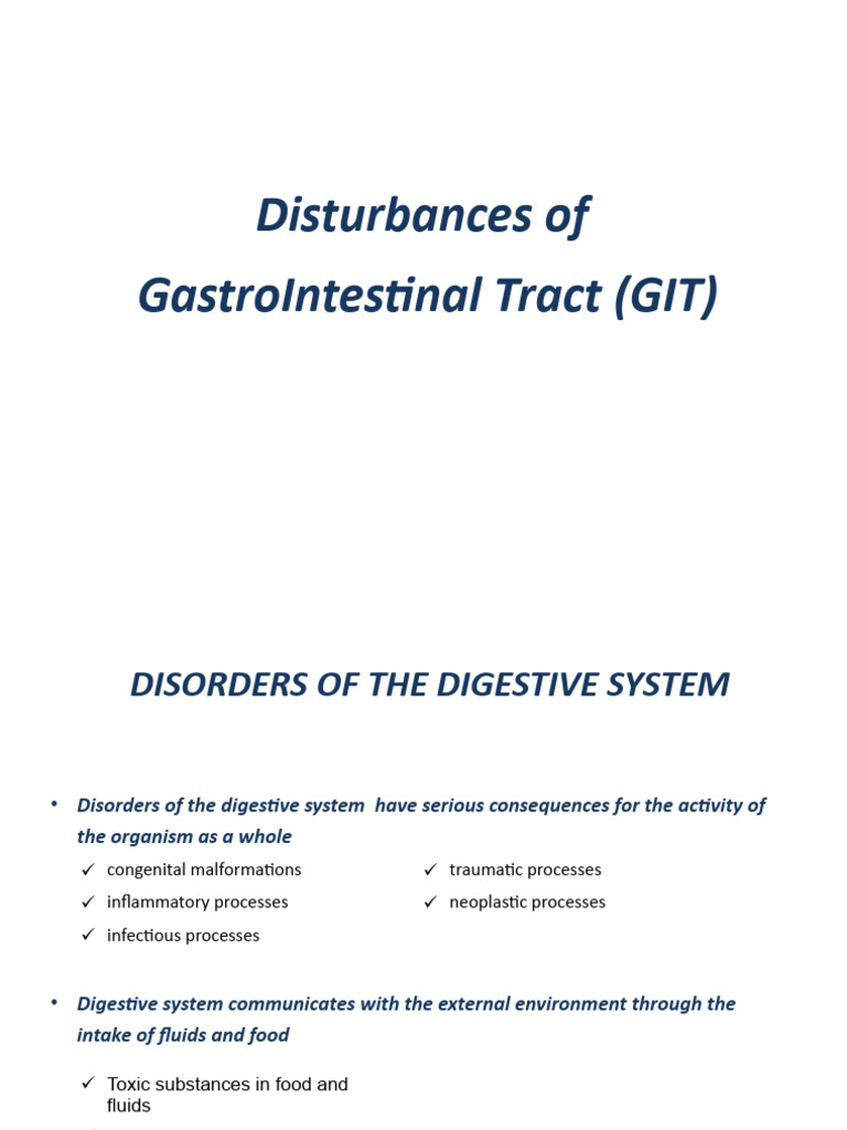Common Gastrointestinal Disorders Explained | PDF | Diarrhea | Esophagus