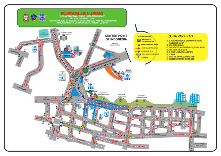 Rek. Lalin Pawai Obor - 1445H | PDF