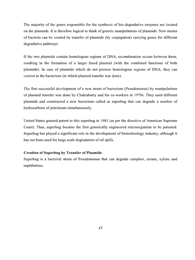 Degradative Plasmids | PDF