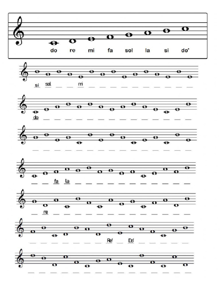 Descobre As Notas Musicais | PDF