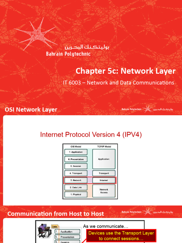 Chapter 05b Network Layer | PDF | Internet Protocols | Computer Network