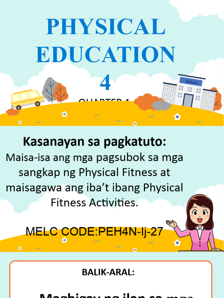 PE4 Q1 WEEK1 (Day3-4) | PDF
