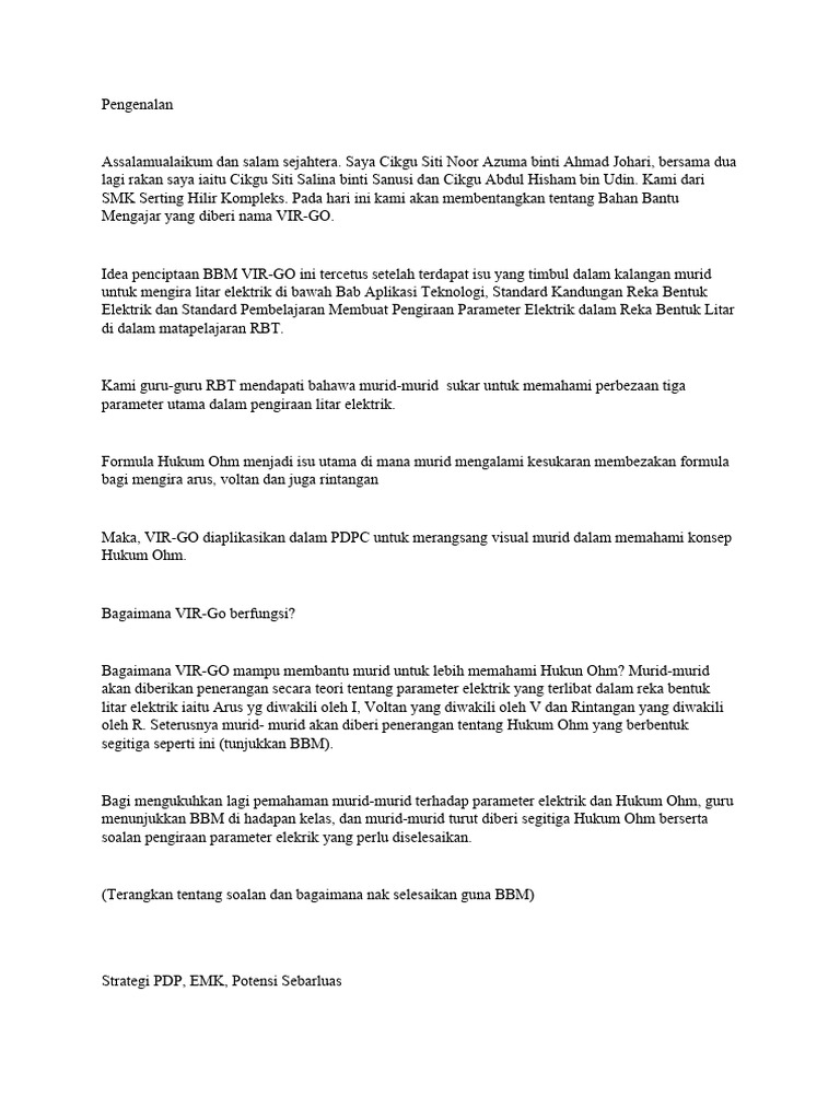 3 Minute PDP Pitching | PDF