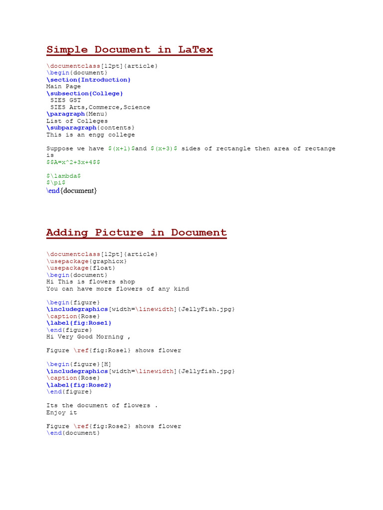 Latex Workshop | PDF | Te X
