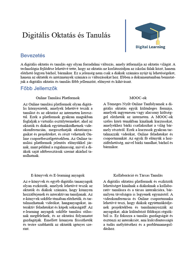 Digital Learning Pdf