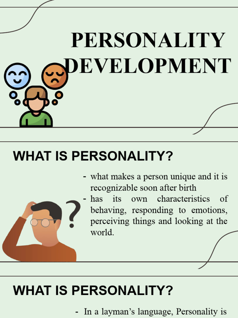 Lesson 1 Personality | Download Free PDF | Personality Type ...