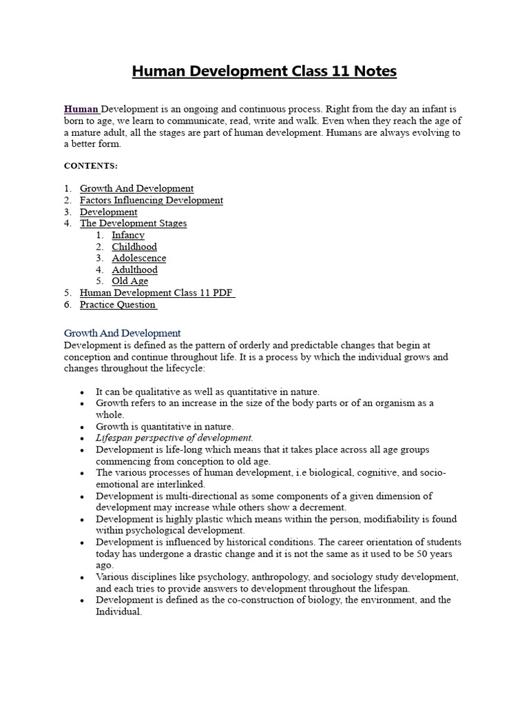 Human Development | PDF | Adolescence | Developmental Psychology