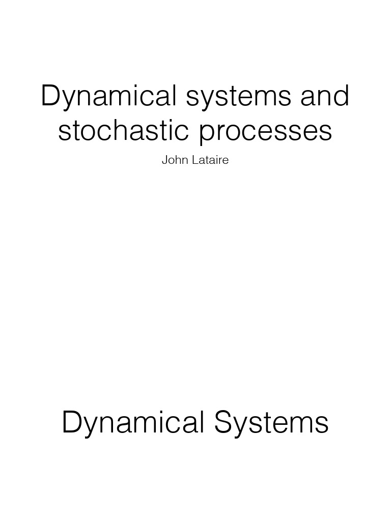 Dynamical Systems Pdf Telecommunications Engineering Algorithms