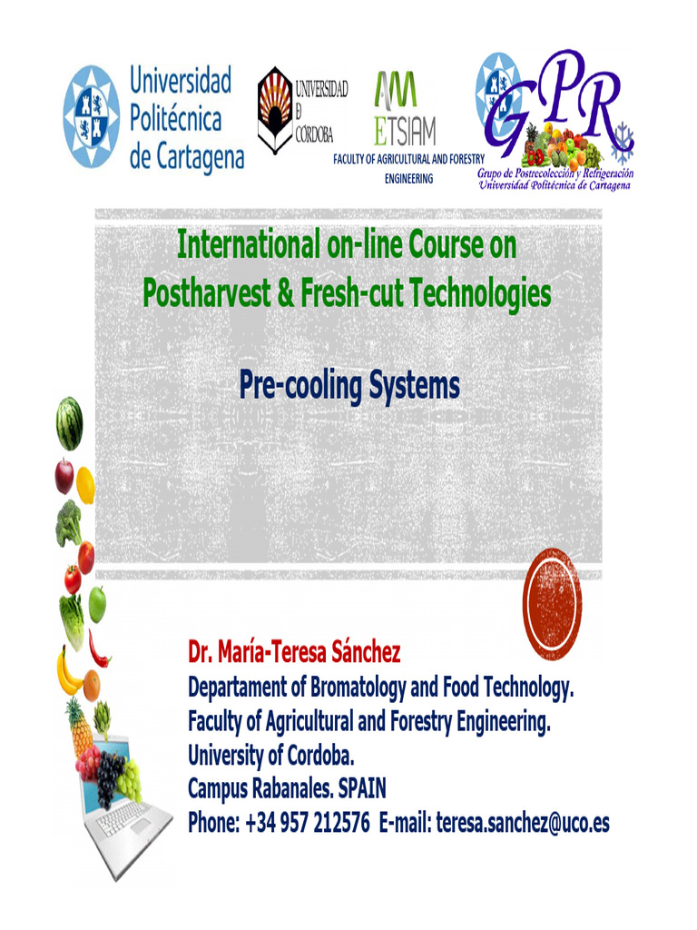 Pre Cooling Systems | PDF | Refrigeration | Evaporation