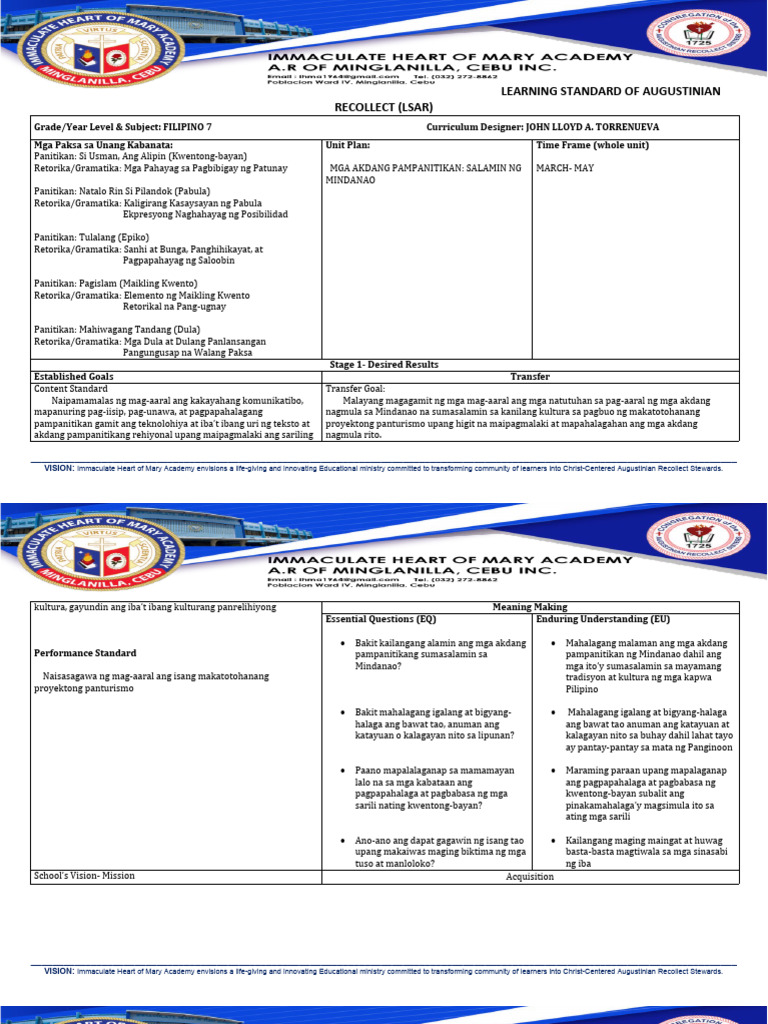 Filipino 7 Lsar | PDF