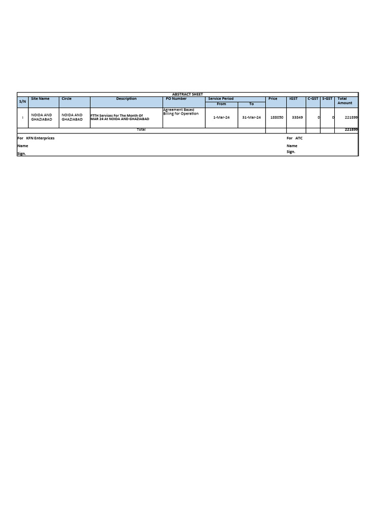Soft Copies For Invoice No. 008 | PDF
