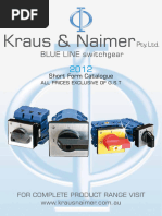 Kraus & Naimer CA10/CAD Series Overview | PDF | Switch | Equipment