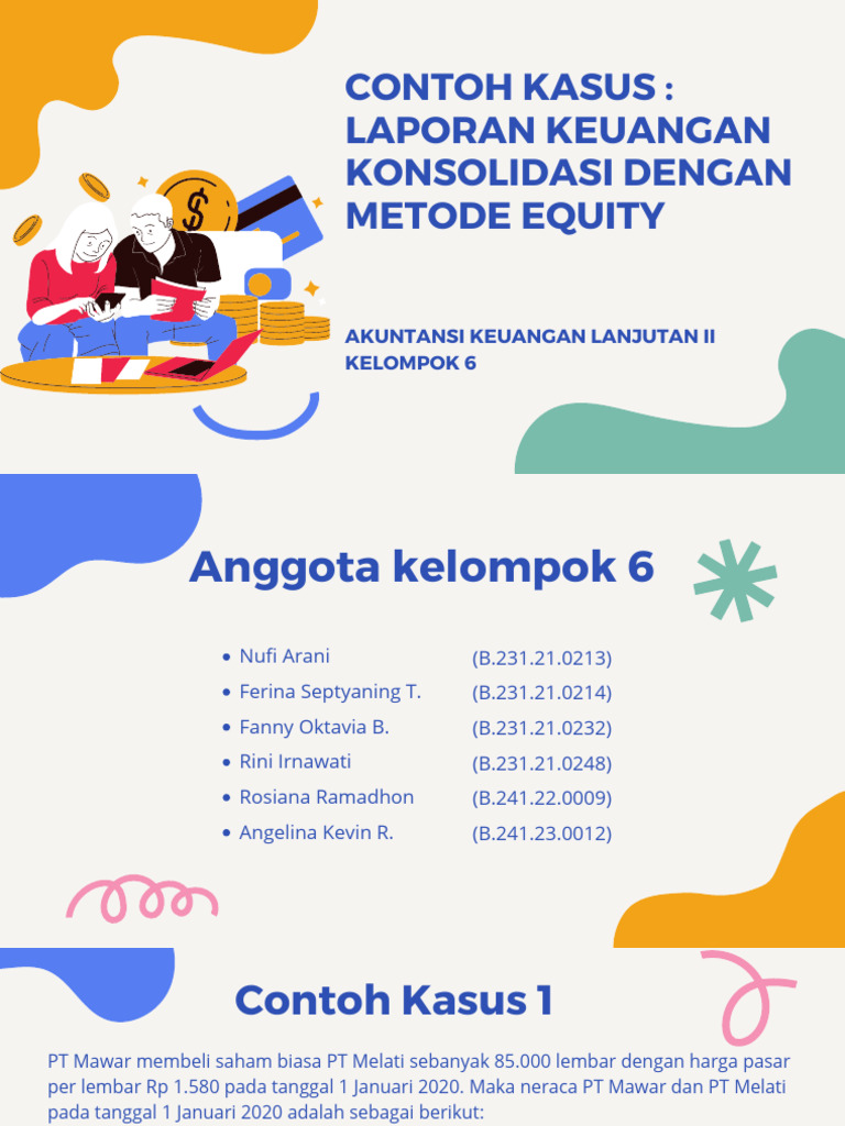 Kel. 6 - Contoh Kasus LK Konsolidasi Equity | PDF