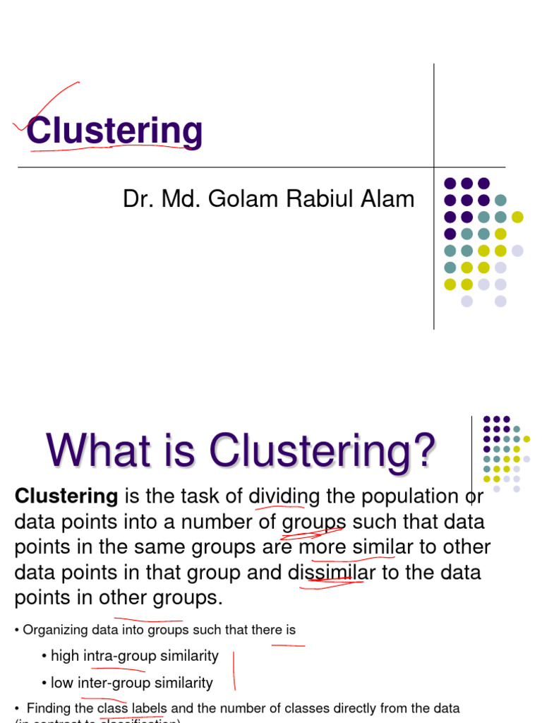 Lecture5 - Clustering (K Means and K Medoids) | PDF | Cluster Analysis | Statistical Data Types