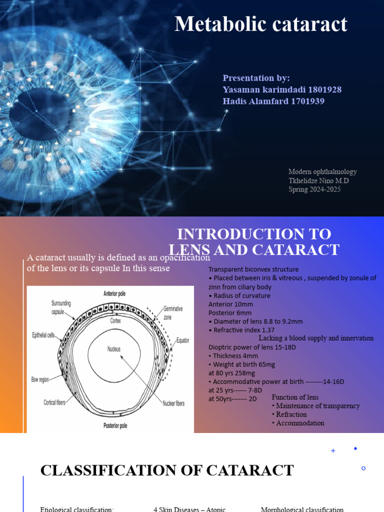 Cataract | PDF | Cataract | Muscular Dystrophy
