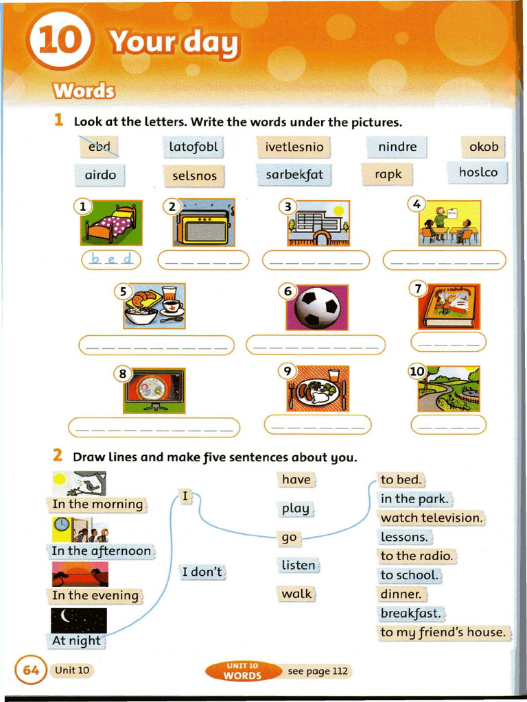 Get Ready For Starters (U10.1) | PDF