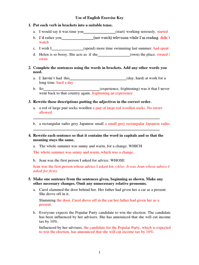 B2 Grammar | PDF