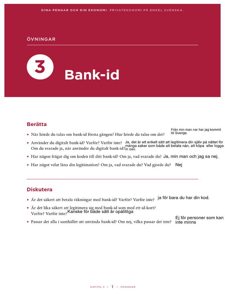 Bank Id | PDF