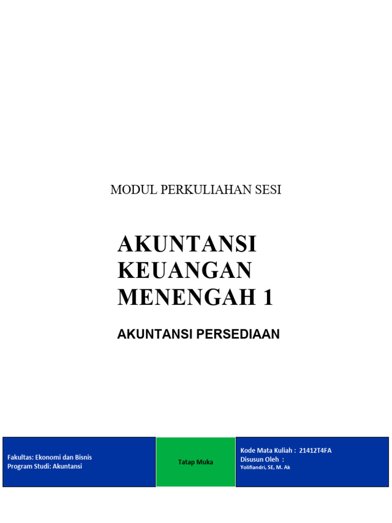 Akuntansi Persediaan | PDF