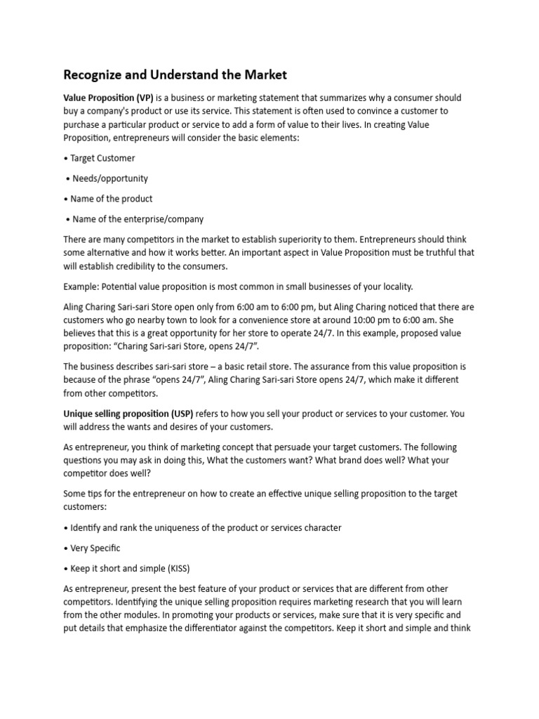 ENTREP Coverage 4th Quarter - 050010 | PDF | Entrepreneurship | Market ...