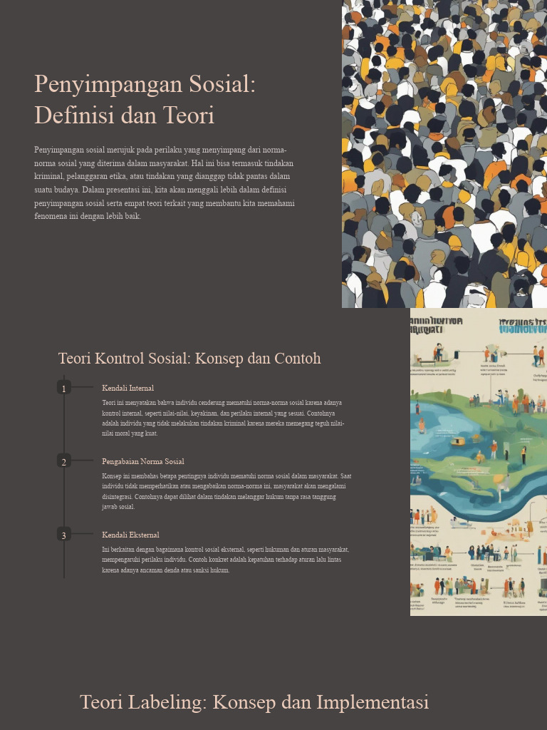 Penyimpangan Sosial Definisi Dan Teori | PDF