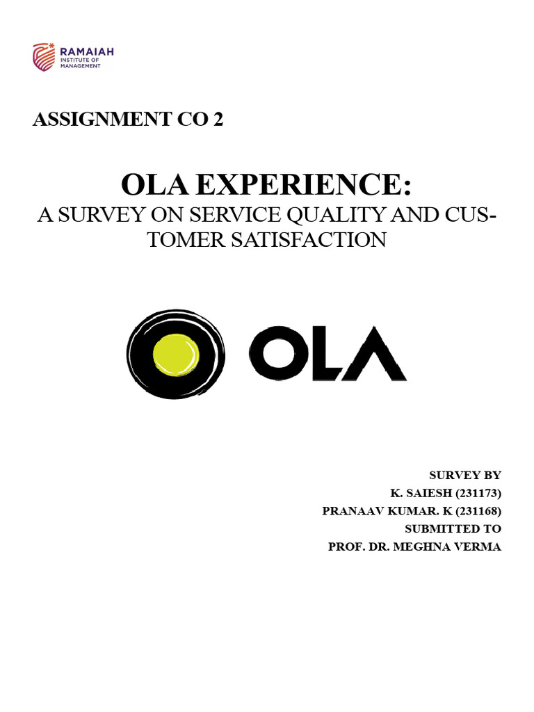 OLA SDM | PDF