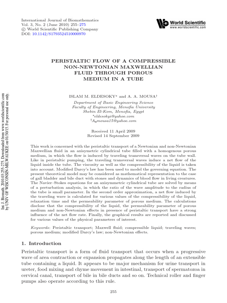 Perturbation | PDF | Fluid Dynamics | Liquids