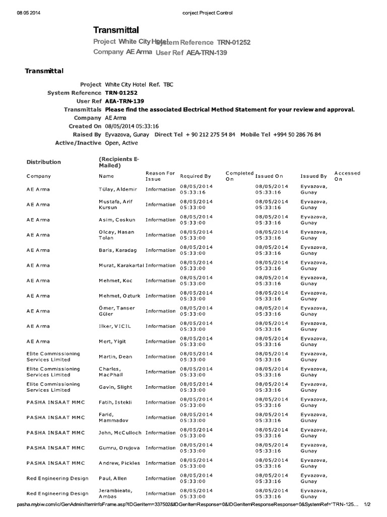 TRN 01252 | PDF