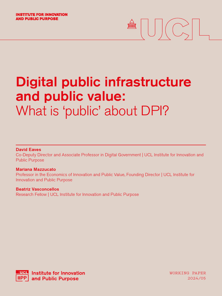 Digital Public Infrastructure | PDF | Interoperability | Cloud Computing
