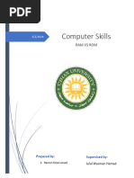 How To Know My Computer Ram and Rom | PDF