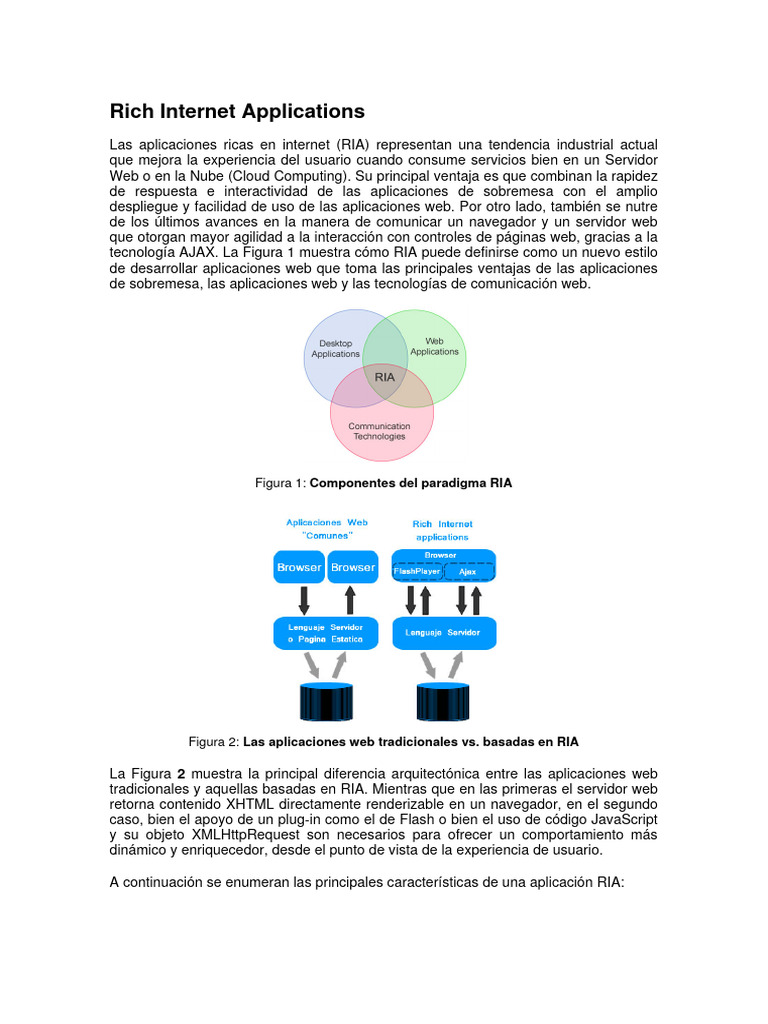 Rich Internet Application (RIA) - Quick Overview | PDF | Aplicación de ...