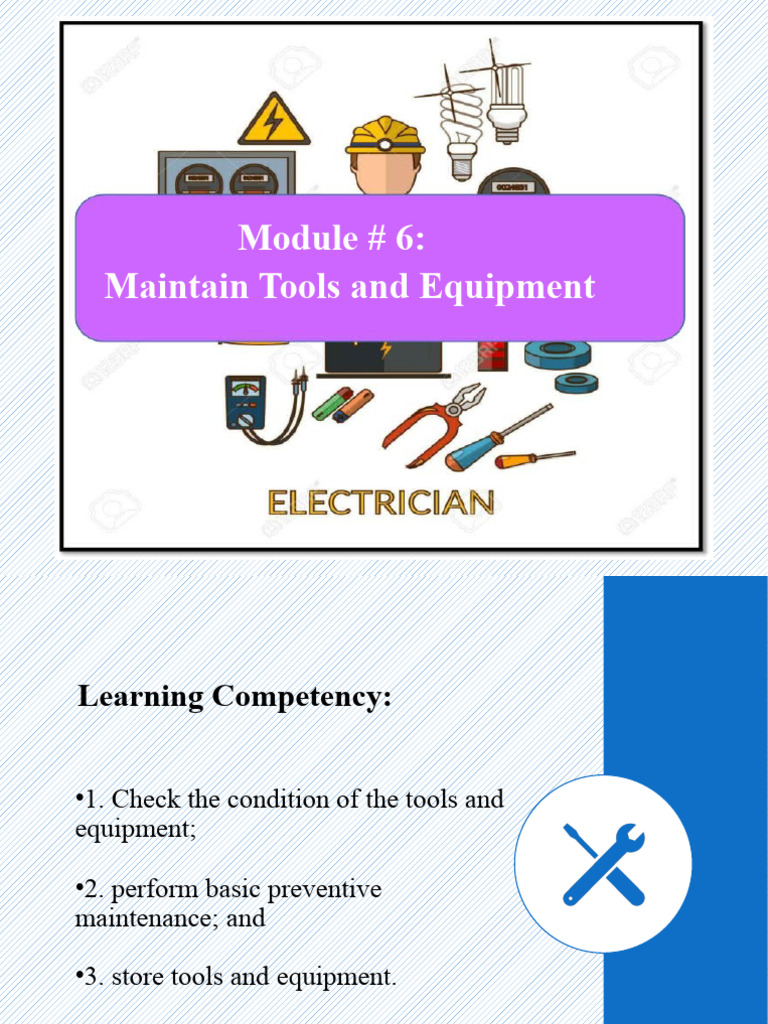 EIM - Maintain Tools & Equipment | PDF | Lubricant | Friction