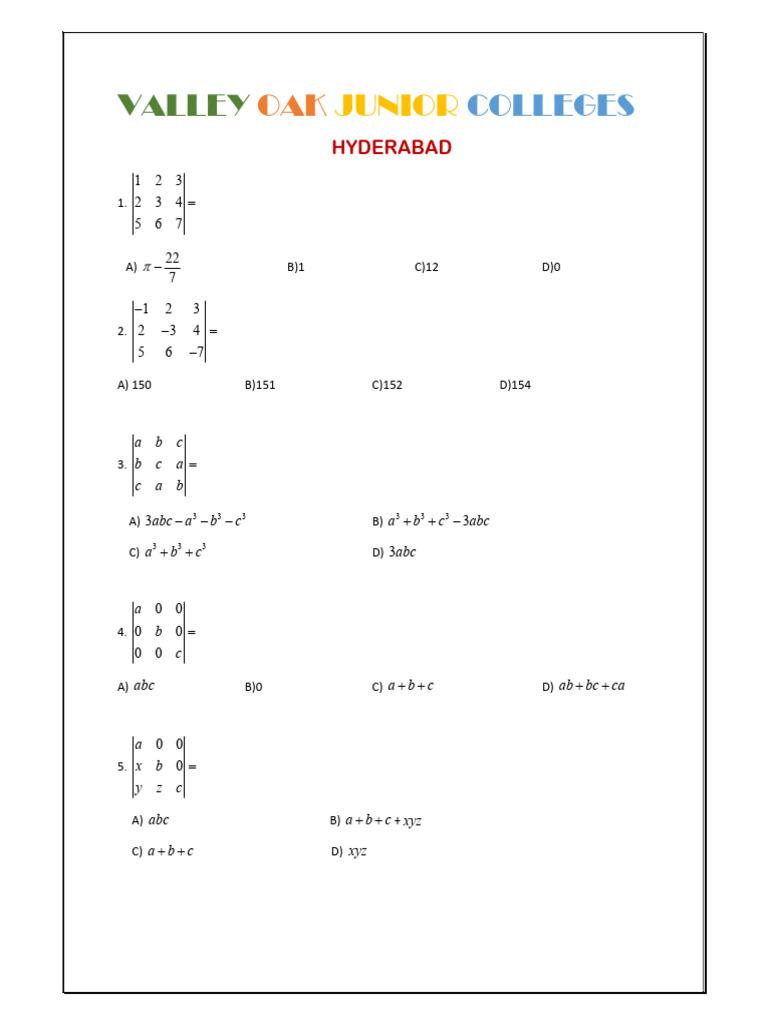 DETERMINANTS DPP After Corrections | PDF