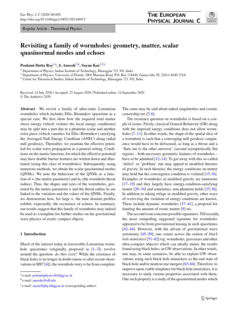 Artigo 1 | Download Free PDF | Spacetime | Gravity