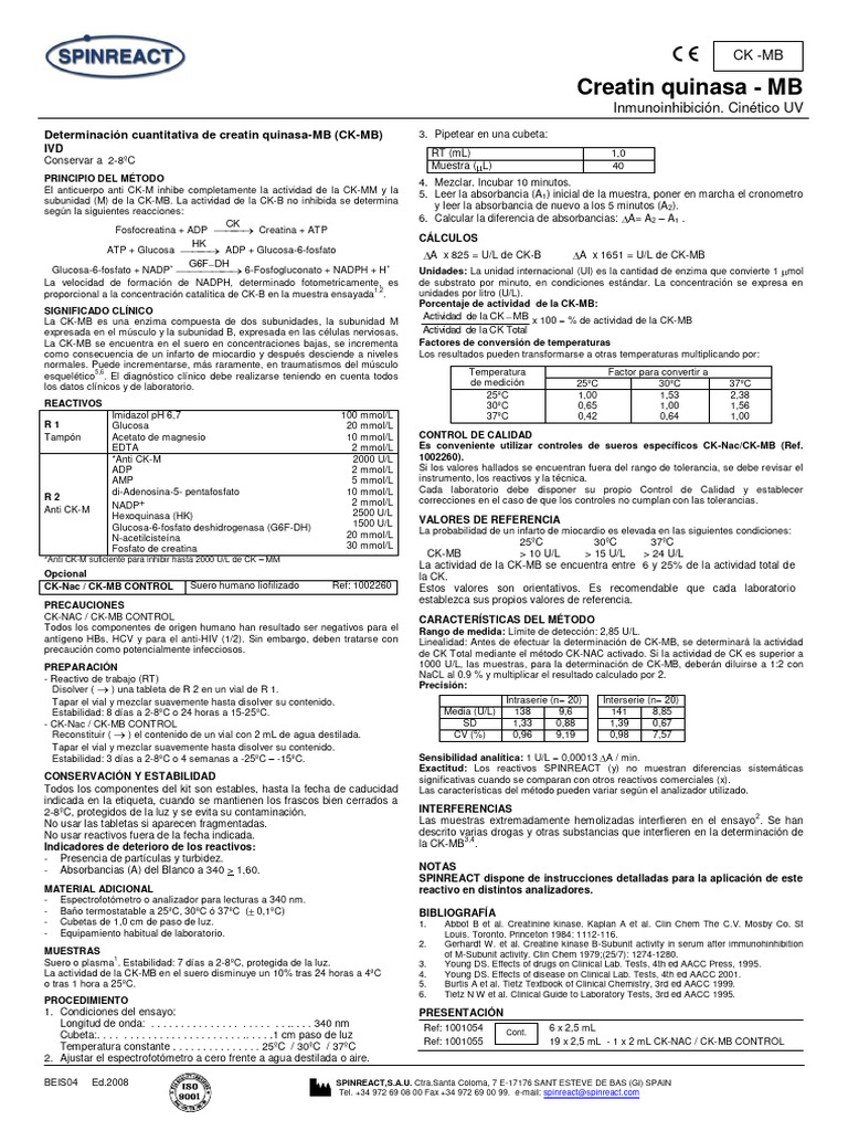 Bedtt04 CK - MB | PDF